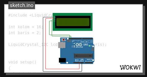 Lcd Running Text Wokwi Esp32 Stm32 Arduino Simulator