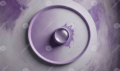 Purple Circle With Small White Dot In The Center Is Set Against Purple