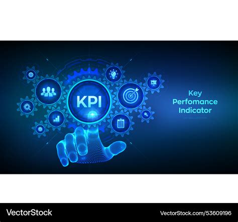 Kpi Key Performance Indicator Business Royalty Free Vector