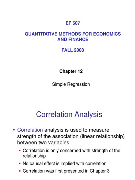 Ch 12 Pdf Errors And Residuals Regression Analysis