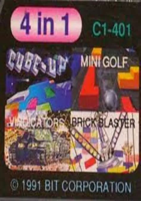 4 In 1 Mini Golf Cube Up Brick Blaster And Vindicators Bit Corp