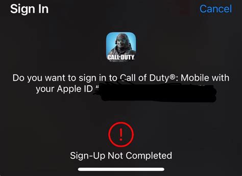 i can t login anymore to my codm account using my apple id any more