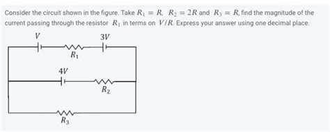 Solved Consider The Circuit Shown In The Figure Take Chegg