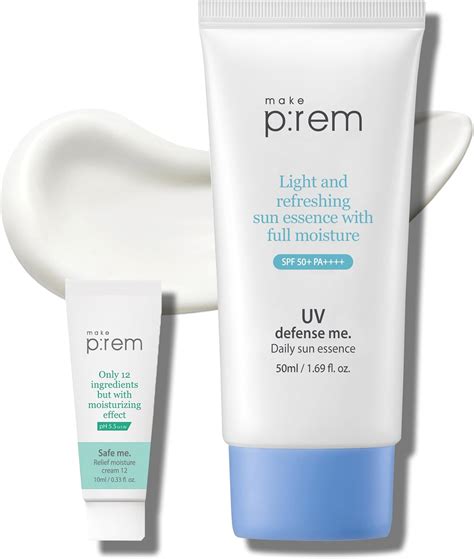 Makeprem Uva Uvb Defense Me Daily Sun Essence Vegan Makeup