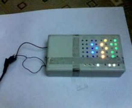 AVR Atmega Based Binary Clock With Battery Charger Using Multi Colored LEDs YouTube