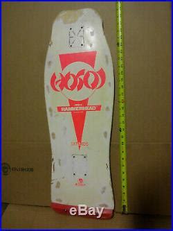 Vintage Skateboard Christian Hosoi Skull Skates Deck 1987 Santa Cruz