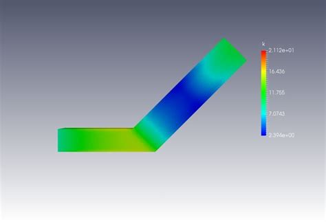 Angled Duct Flow Simulation Using Openfoam Cfd Simulations Fetchcfd