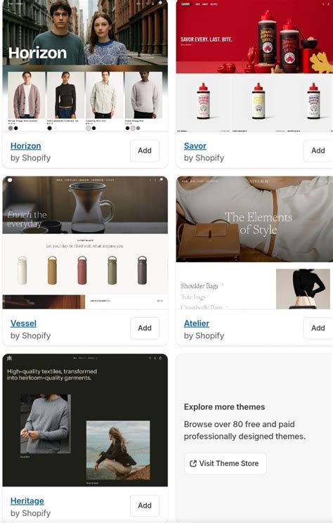 Horizon Is Shopifys Latest Theme Framework Introduced In The Summer