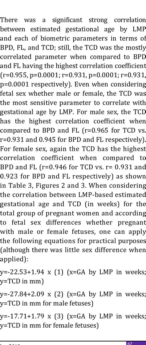 Shows Fetal Biometric Parameters Bpd And Fl In Addition To Tcd Download Scientific Diagram