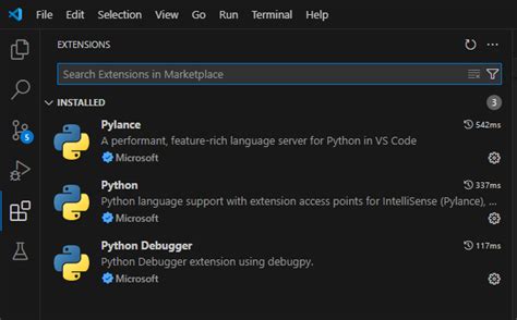 First And Foremost Ensure You Have The Python Extension Installed In Vscode So That You Can