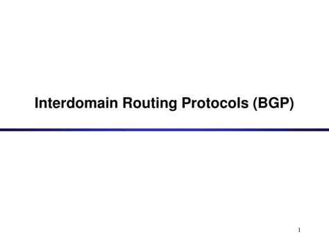 Ppt Interdomain Routing Protocols Bgp Powerpoint Presentation Free