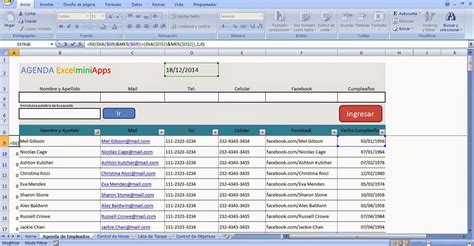 Mini Aplicaciones En Excel Aviso De Cumpleaños En Excel Birthday Reminder In Excel