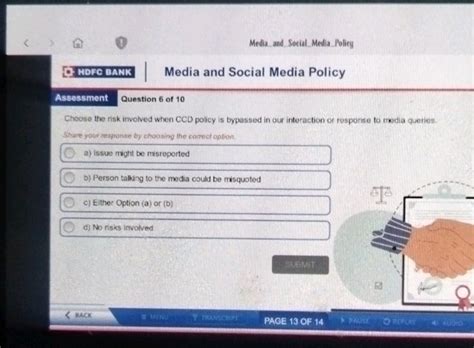 Media And Social Media Poliey CB HDFC BANK StudyX