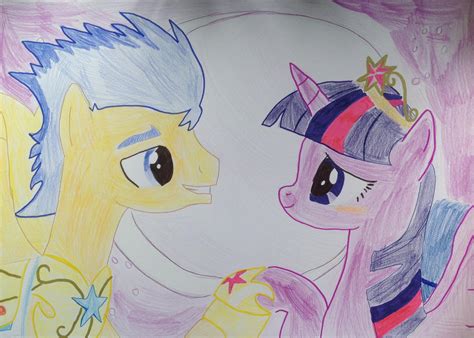 Princess Twilight Sparkle And Flash Sentry By Reddragondan On Deviantart