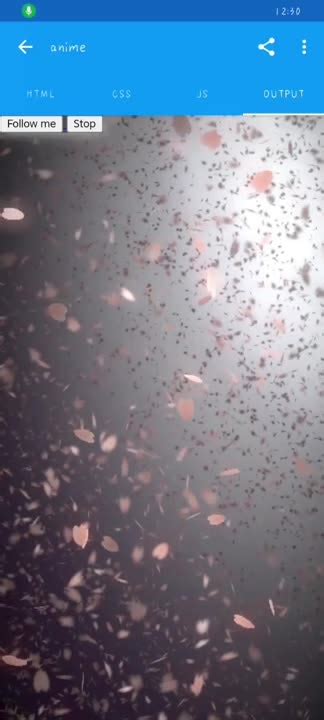 Joseph Adam On Linkedin Sakura Animation Using Webgl No Images Are