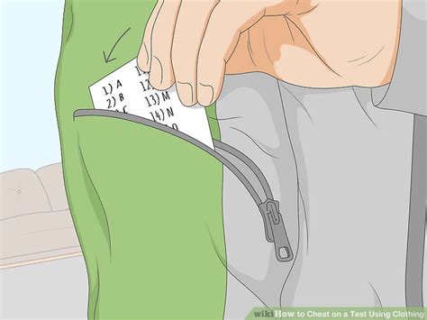 17 Ways To Cheat On A Test Using Clothing WikiHow