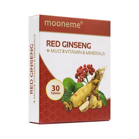 قرص رد جینسینگ مولتی ویتامین مینرال اکسیر آفرین آریا داروخانه آنلاین