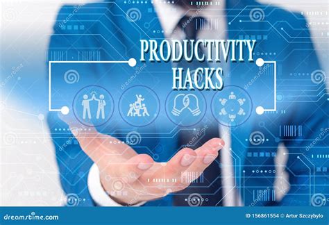 Writing Note Showing Productivity Hacks Business Photo Showcasing Tricks That You Get More Done