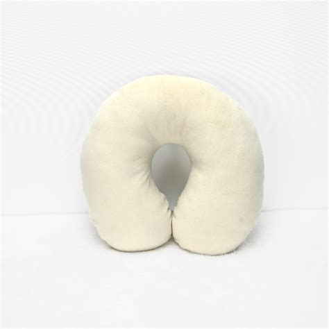 หมอนรองคอ ผ้ารีไซเคิล หมอนรองคอผ้านุ่ม หมอนรองคออเนกประสงค์ พกพาสะดวก ใยสังเคราะห์โพลีเอสเตอร์