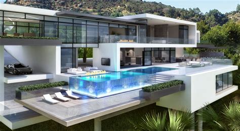 Passion For Luxury Contemporary Mansions On Sunset Plaza Drive La