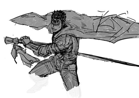 Safebooru 1boy Absurdres Af Cf Armor Belt Berserk Cape Clenched Teeth