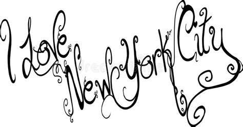 I Love New York City Text Sign Illustration Stock Vector Illustration Of Poster Concept