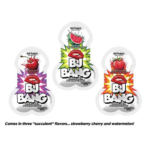 Hott Products Bj Bang Oral Popping Candy 72pc Display Canada Naughtyboxca