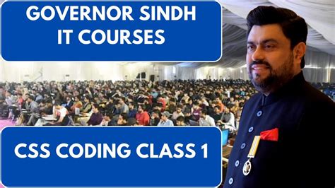 Css Complete Course Selectors In Css Governor It Course Coding Class 1 Youtube