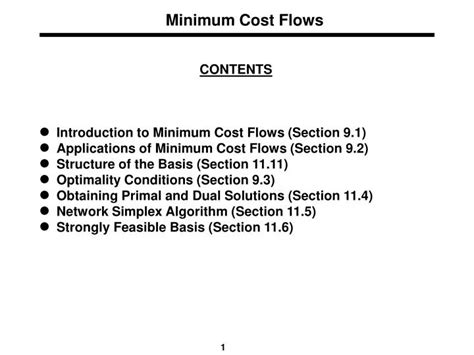PPT Minimum Cost Flows PowerPoint Presentation Free Download ID 6606962