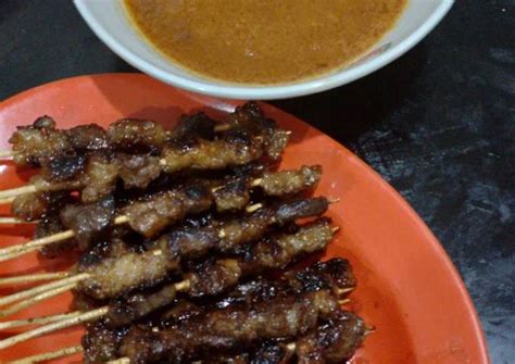 Resep Sate Sapi Bumbu Kacang Oleh Mia Nizkey Cookpad