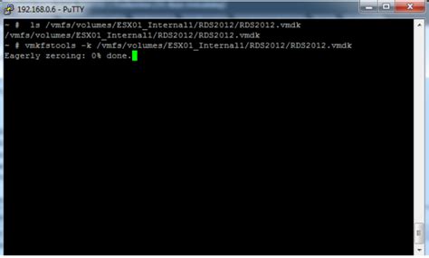 Converting A Lazy Zeroed Disk To Eager Zeroed Disk Sefer Şimşek