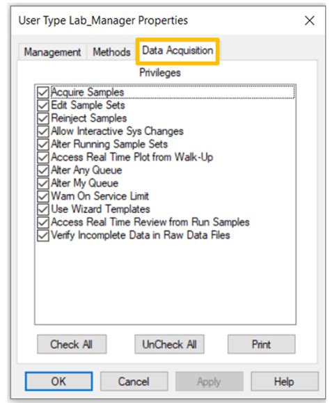 user privileges defining roles of users tip390 waters