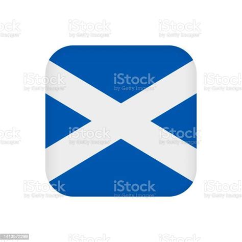 Scotland Flag Official Colors Vector Illustration Stock Illustration