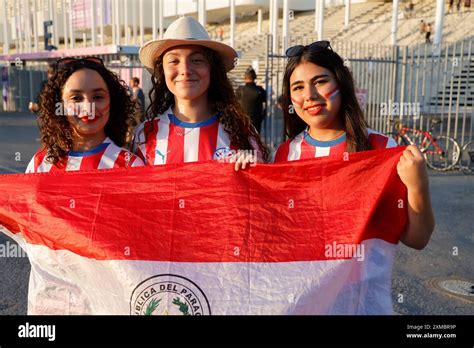 People Of The Republic Of Paraguay Paraguay Fans During The Paris 2024