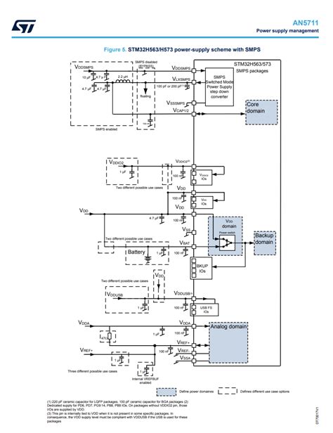 Stm32h573vit3q Vcap Pins Have No Voltage Stmicroelectronics Community
