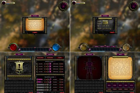 Rpg Gaming User Interface Custom Designed Web Elements ~ Creative Market Rpg Gaming User Interface Custom Designed Web Elements ~ Creative Market