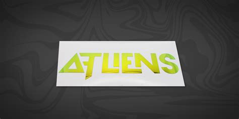 Atliens Vinyl Decal Svg Sticker Edm Dubstep Rave Etsy