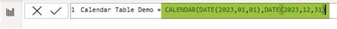 Power BI Calendar Create Calendar Table With DAX Functions