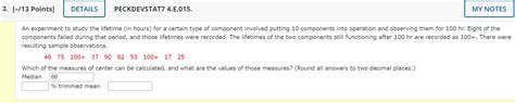Solved 3 [ 13 Points] Details Peckdevstat7 4 E 015 My