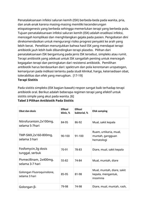 Terapi Isk Infeksi Saluran Kemih Docx