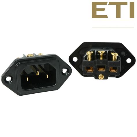 Eti Research Legato Gold Plated Iec Chassis Socket Hificollective