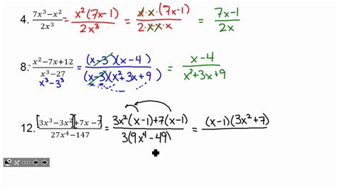 Algebra 2 Section 73 Multiplying And Dividing Rational