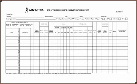 Time And Motion Study Template Excel