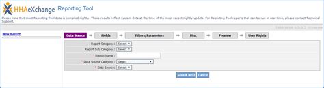 the data source section