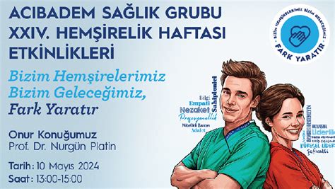 Bizim Hemşirelerimiz Bizim Geleceğimiz Fark Yaratır… Xxiv Hemşirelik Haftası Etkinlikleri