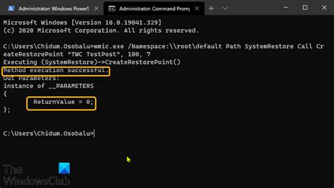 Create System Restore Point With Command Prompt Or Powershell