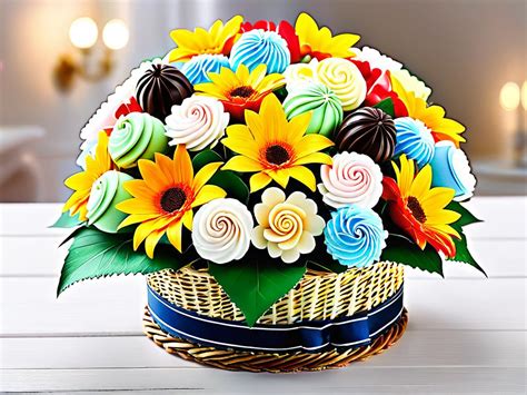 Сладкий букет из воздушных рафаэлло: идеи для оригинального подарка