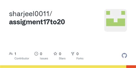 Github Sharjeel0011assigment17to20
