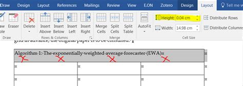 microsoft office how to generate nice looking algorithm tables in