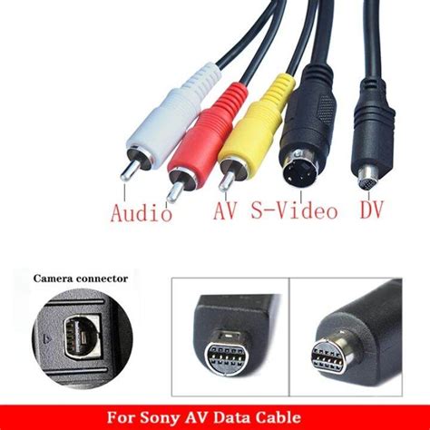 สาย TV Out VMC 15FS Digital AV Audio Video TV Out Cable Cord Line Wire For Sony Camcorder AV TV